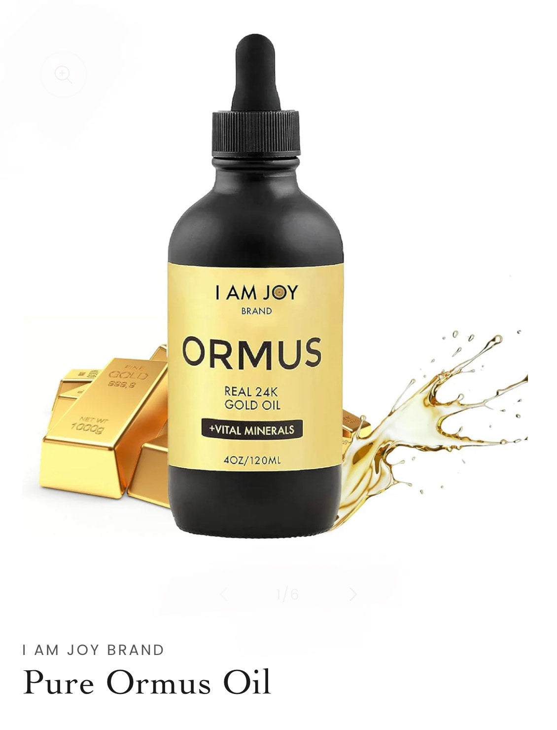 Pure 24K GOLD Ormus Oil – Sacred Tea LLC